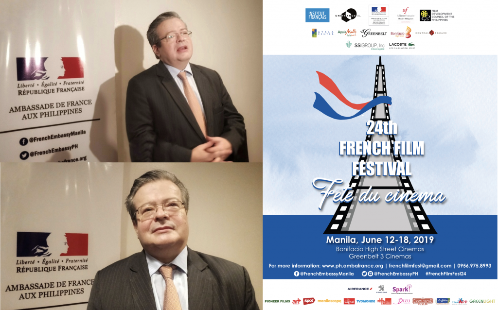 Amb. Galey bares love for movies, promotes 24th French Film Festival ...