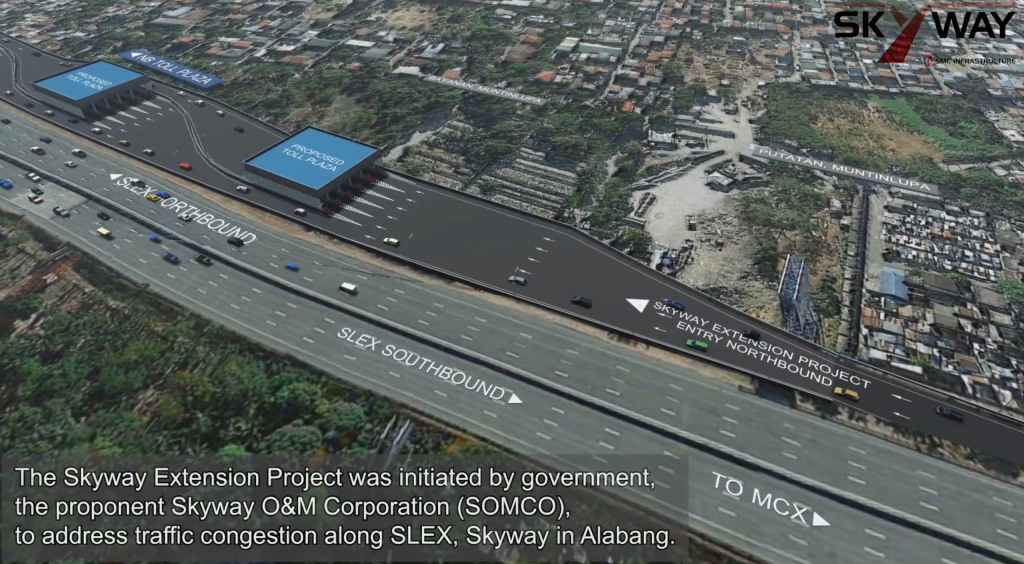 This is how the completed Skyway Extension project will look like ...