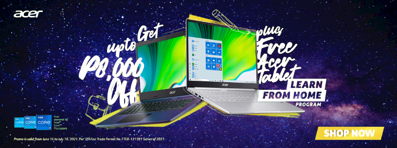 Acer Supports Learn from Home program, gives up to Php8,000 off laptops ...