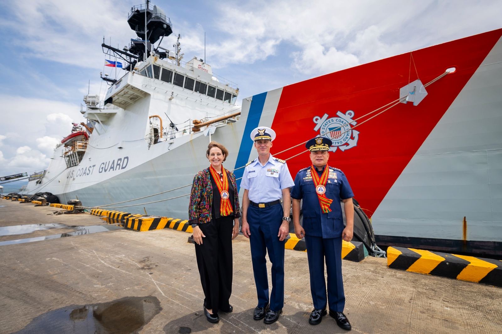 USCG Cutter Stratton makes port call in Palawan - THEPHILBIZNEWS