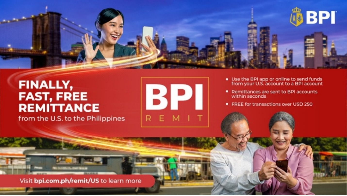 Faster, safer BPI money transfers for 4.6M Filipinos in US - THEPHILBIZNEWS
